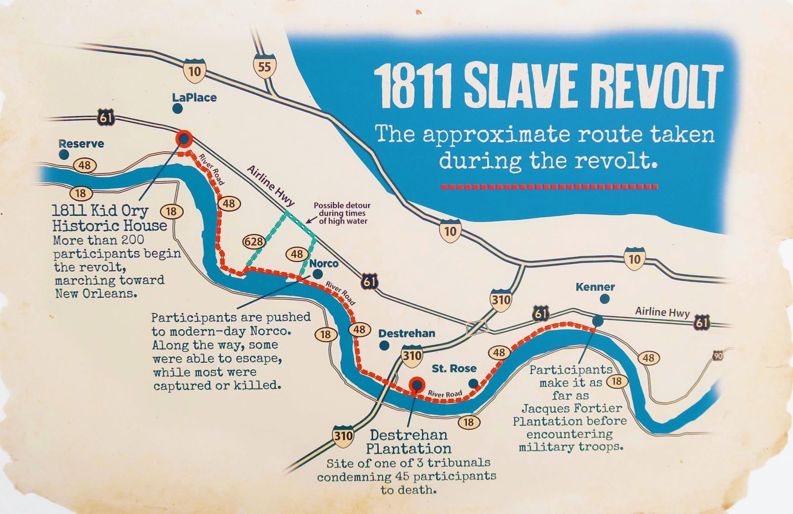 1811 German Coast Slave Revolt | Destrehan Plantation